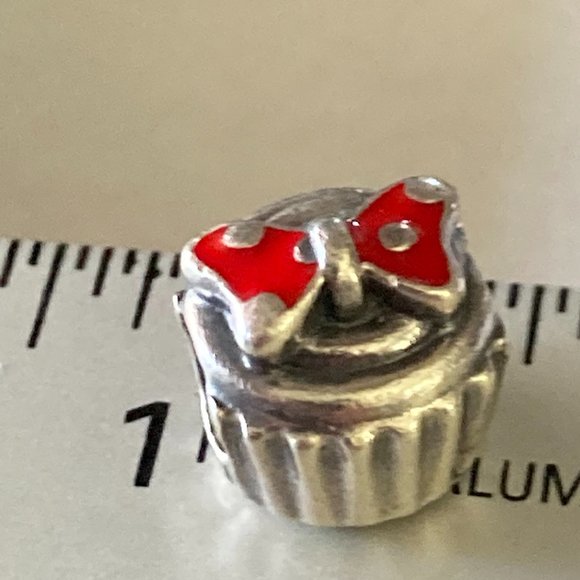 Pandora | Jewelry | Cute Little Pandora Cupcake With Red Butterfly ...